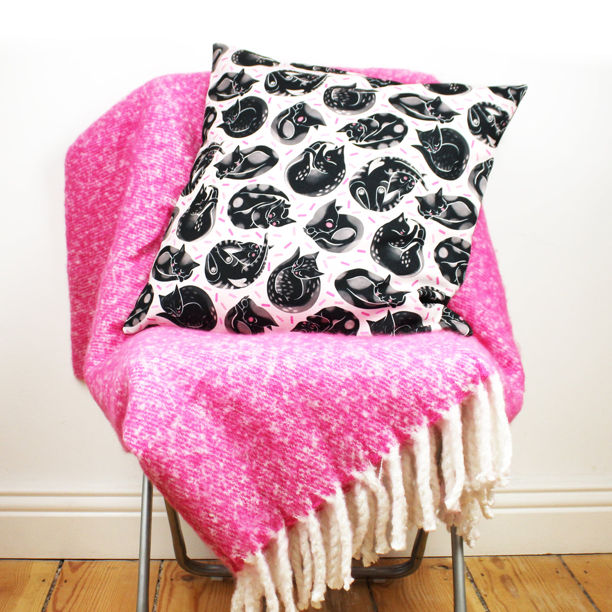 Curled Up Cat Cushions to keep you cosy in Bunnyville this winter ...