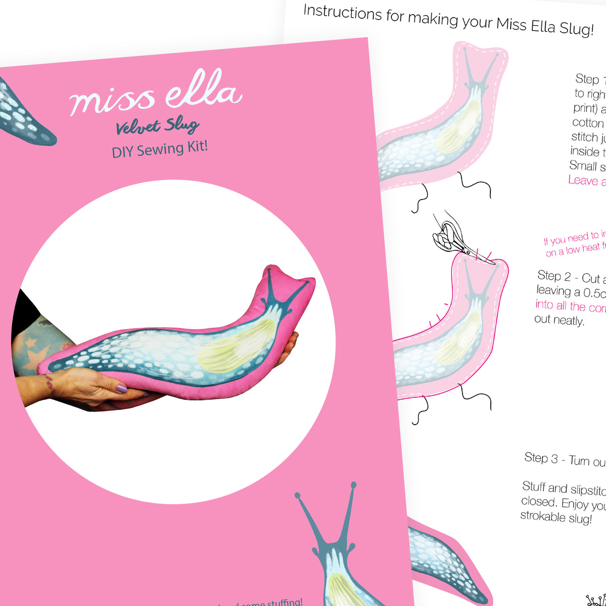 DIY Kit - Slug Cushion! (stuffing not included) | shopmissella