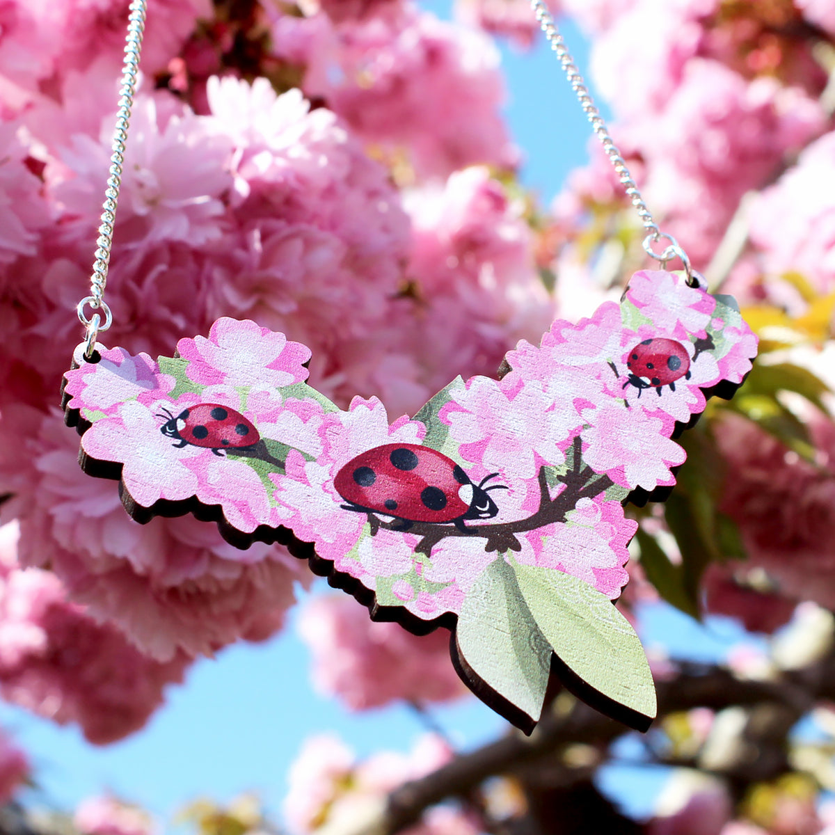 Ladybird Sakura Necklace - ladybug – shopmissella
